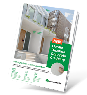 Elevate Exteriors with Hardie™ Brushed Concrete Cladding | James Hardie