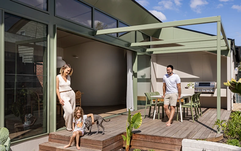 Elevate Exteriors with Hardie™ Brushed Concrete Cladding | James Hardie Elevate Exteriors with Hardie™ Brushed Concrete Cladding | James Hardie