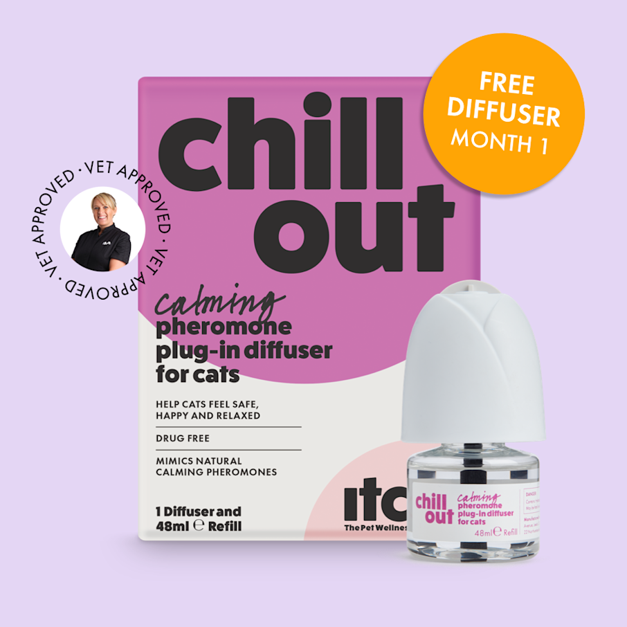 Plug In Cat Calming Pheromone Diffuser | Vet Approved | Itch