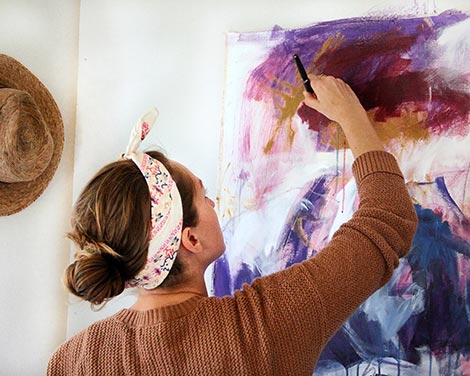 Visit with Elisa Gomez - Inside the Studio | Buy Original Art Online ...