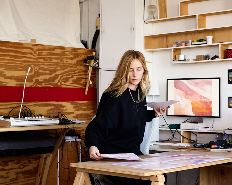 Brooke on 'Troposphere' - Inside the Studio | Buy Original Art Online ...