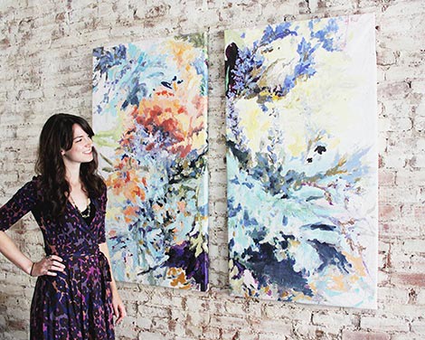 Alisa in the West Village - At Home | Buy Original Art Online | Uprise Art