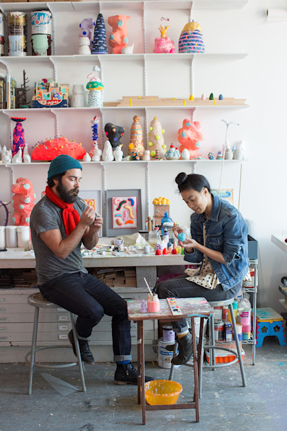 Adam Frezza & Terri Chiao - Meet | Buy Original Art Online | Uprise Art