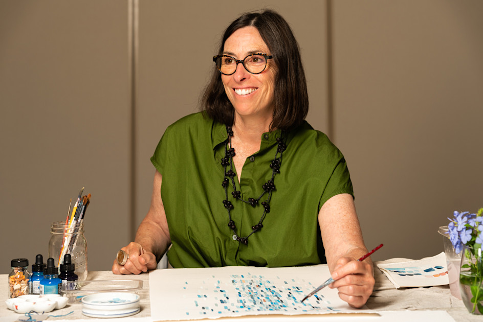 Gail Tarantino in residency at MacArthur Place - Inside the Studio ...