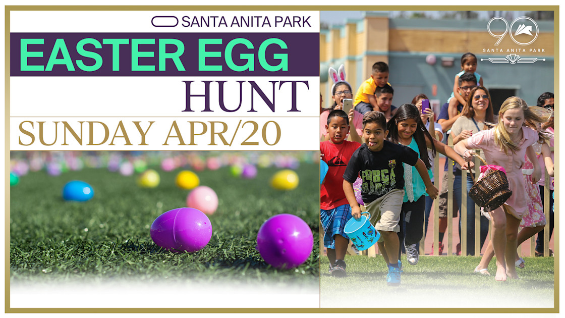 Santa Anita's Easter Egg Hunt | Arcadia & Pasadena CA | Santa Anita Park