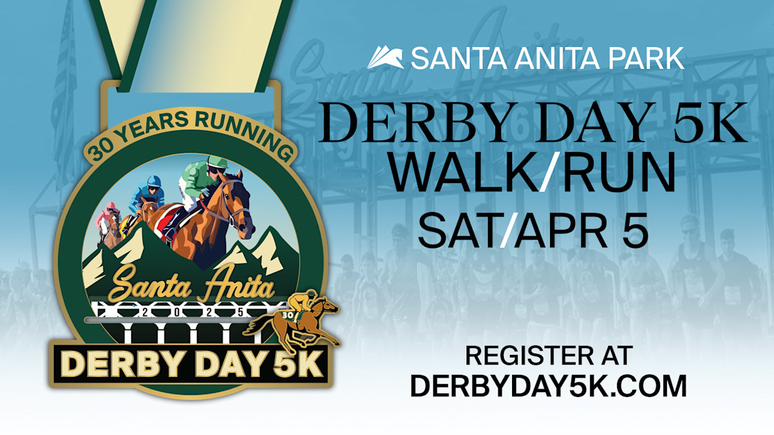 Santa Anita Derby Day 5K | Arcadia & Pasadena CA | Santa Anita Park