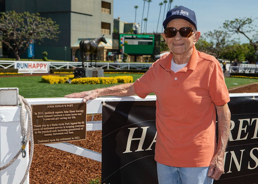 Santa Anita’s Beloved Paddock Captain John Shear Passes At 102, He ...