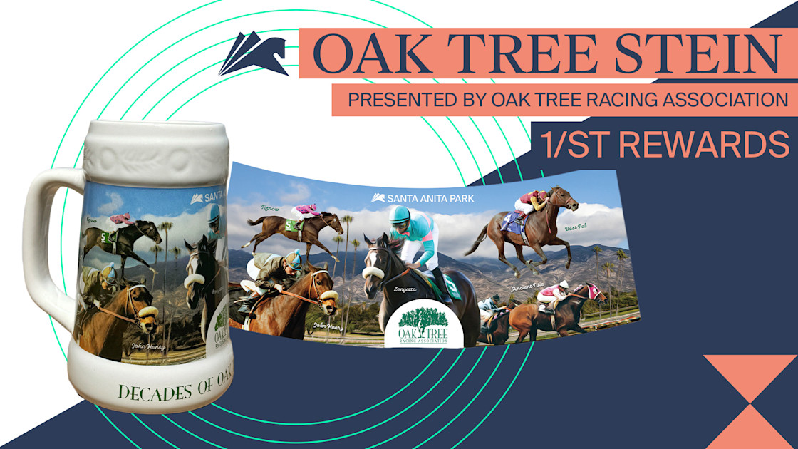 Oak Tree Day At Santa Anita On Oct. 5 Includes A Free Oak Tree Stein ...