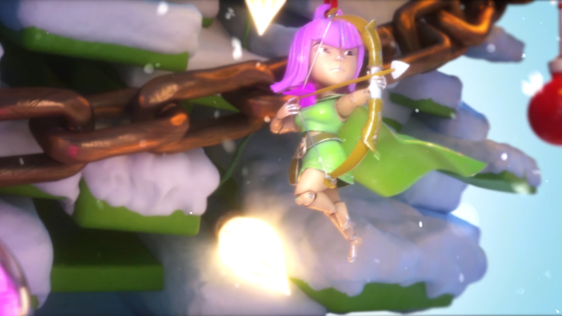 The Clashmas Tree - 3DS Max Figures for Clash of Clans