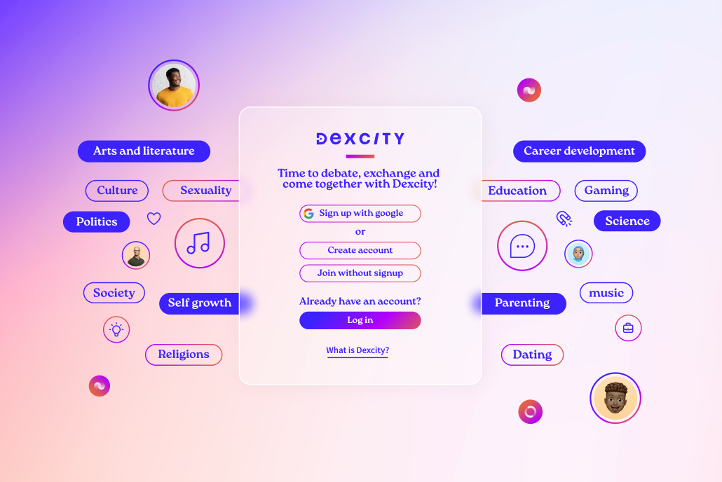 DexcityApp - Le MVP qui donne vie aux débats en ligne - Eid Lab