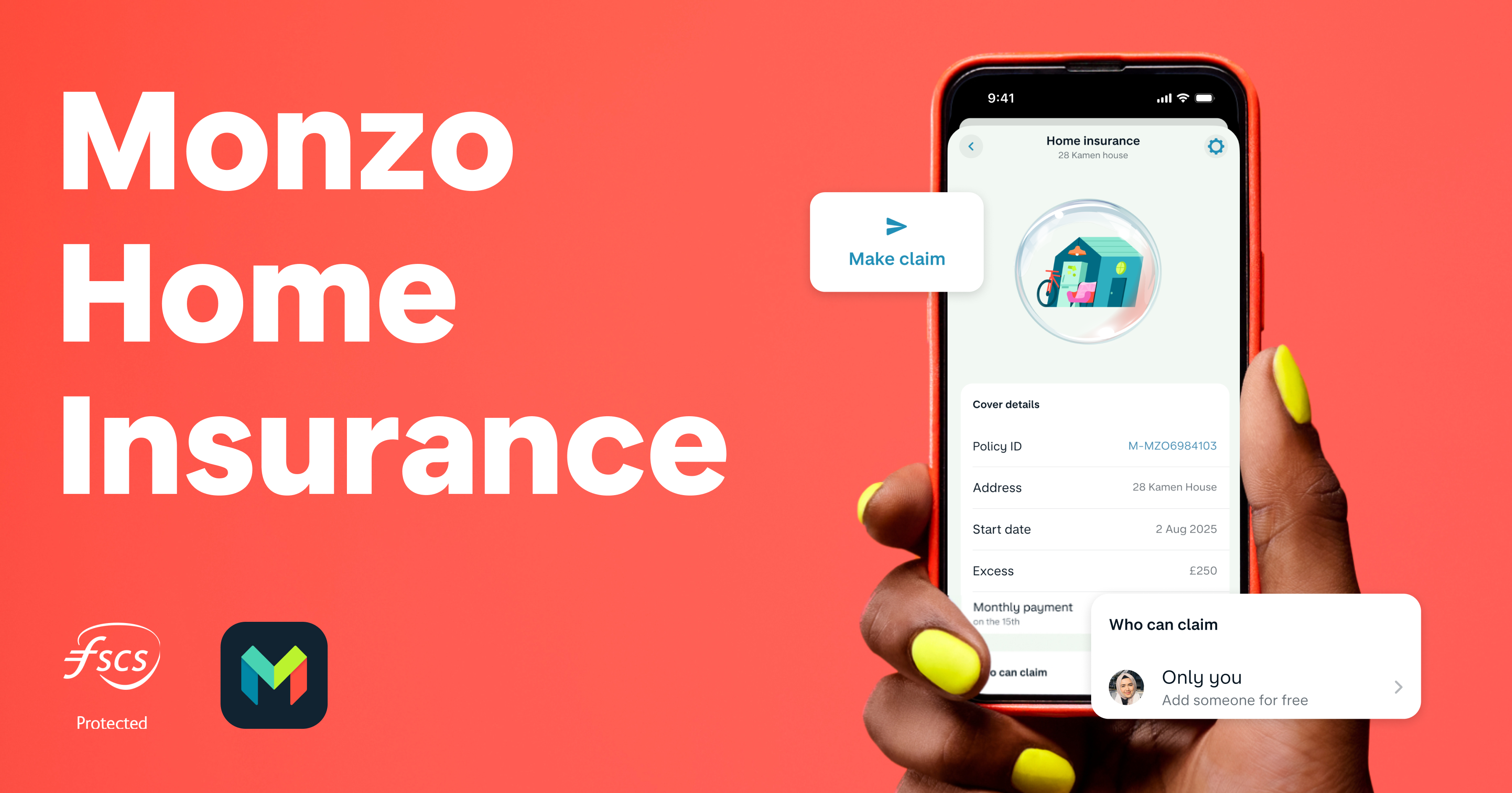 Home Insurance from Monzo | Buildings & Contents Together As One