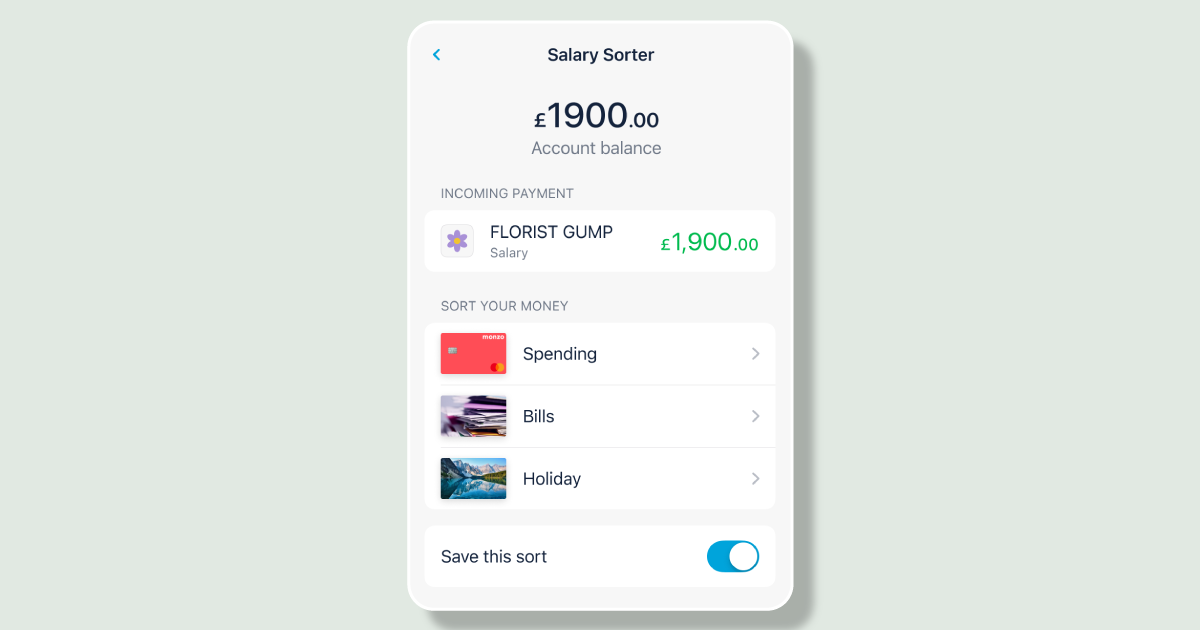 Cash stuffing and other "old school" ways to save money, with Monzo