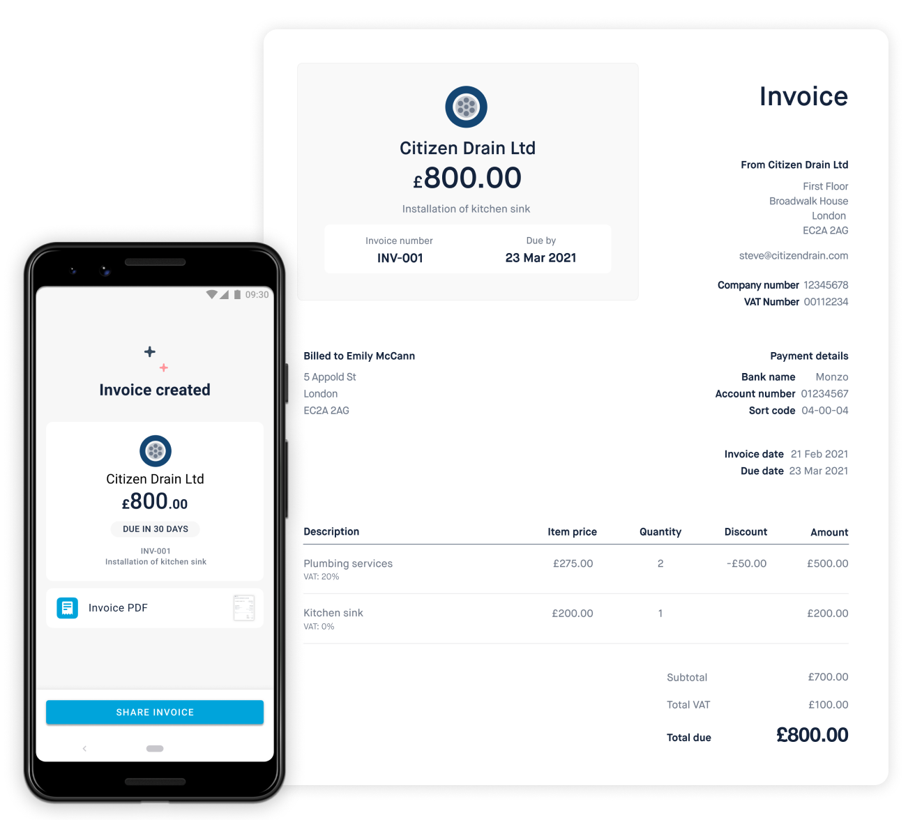 Introducing new and improved invoices on Business Pro