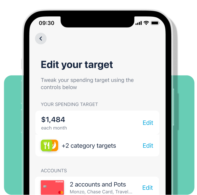 Spend confidently with category targets