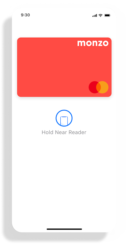 Monzo - Apple Pay