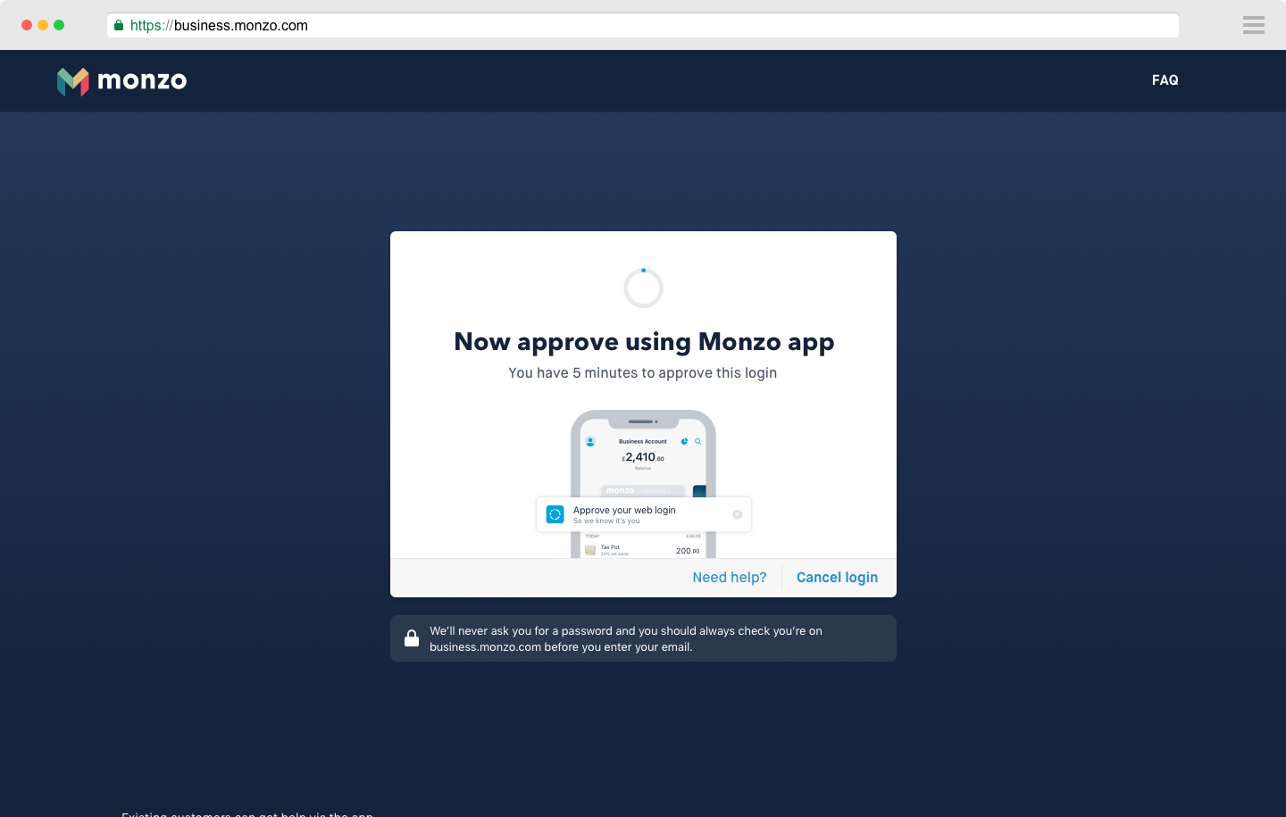 Monzo Business for web is here!