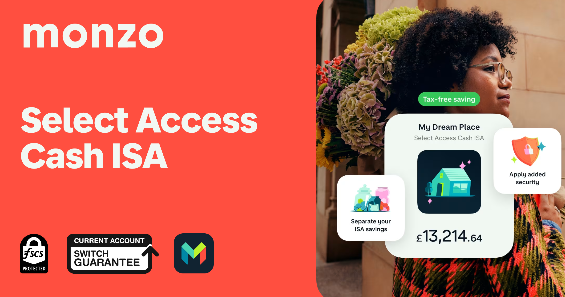 Select Access Cash ISA | Easy Access | Monzo