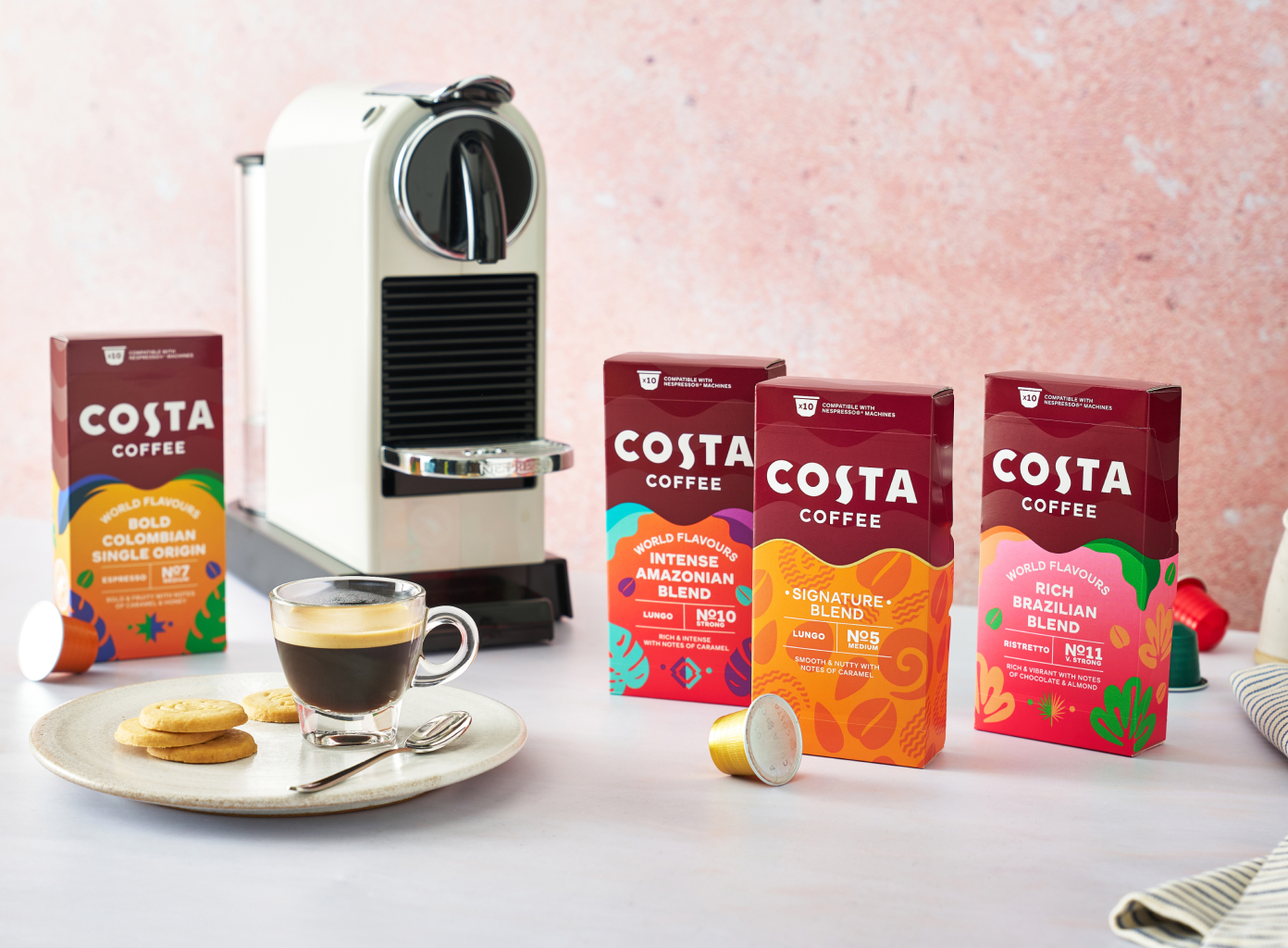 Costa at home — Our coffees | Costa Coffee