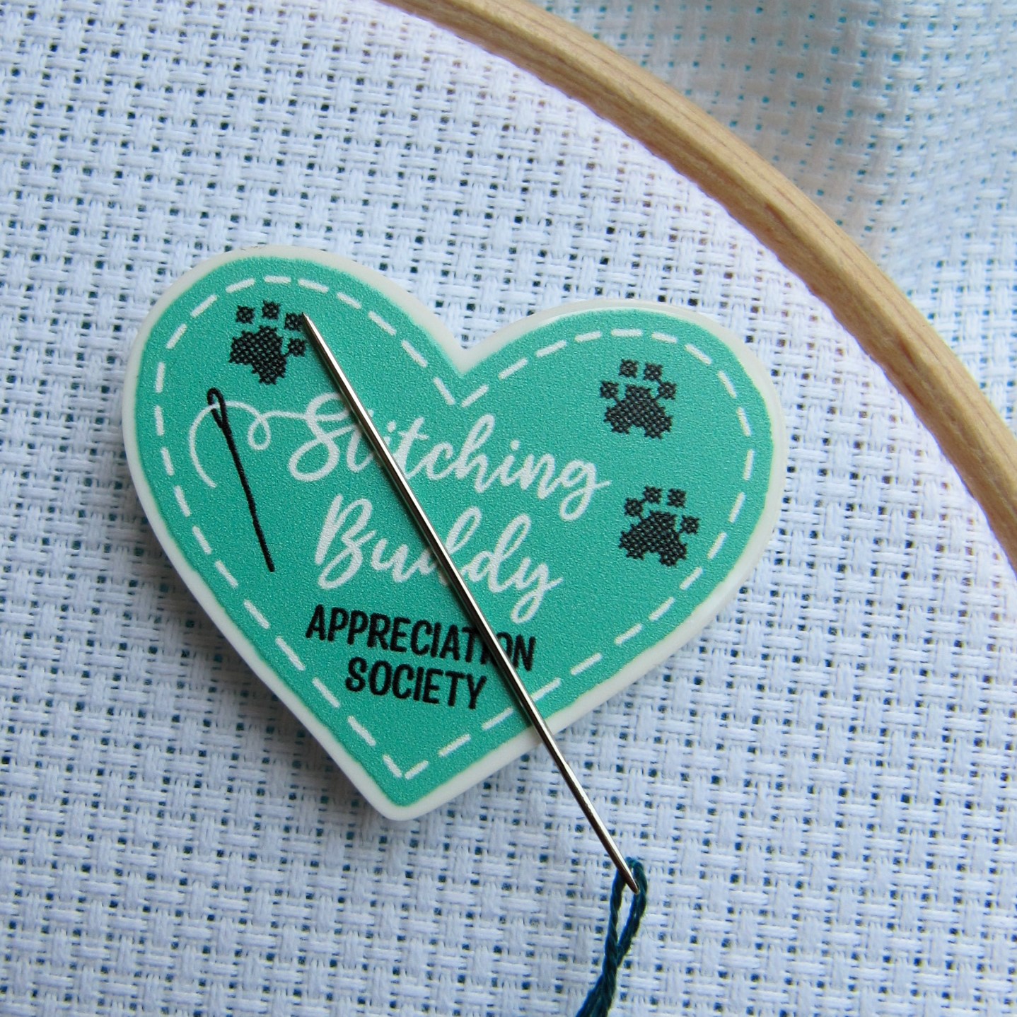 Stitching Buddy Needle Minder | Hoops and Crosses