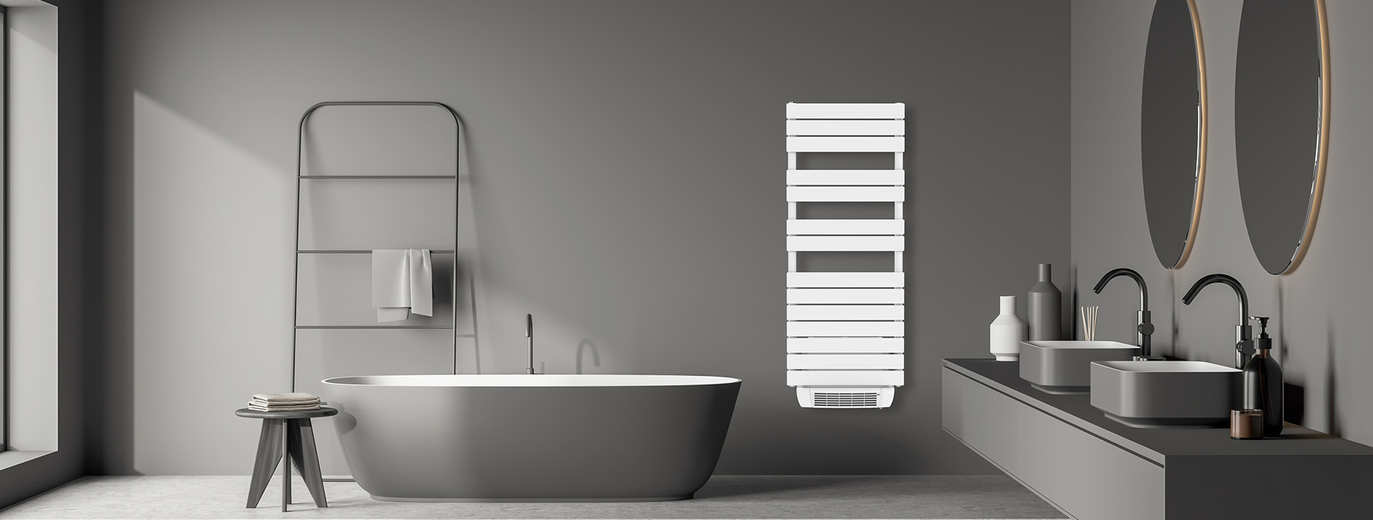 Verticale elektrische designradiatoren van Henrad | Warmteservice