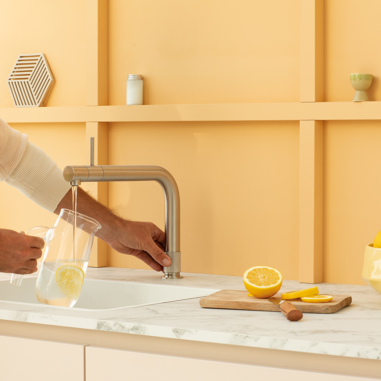 Het strakke design van de Quooker Front | Warmteservice
