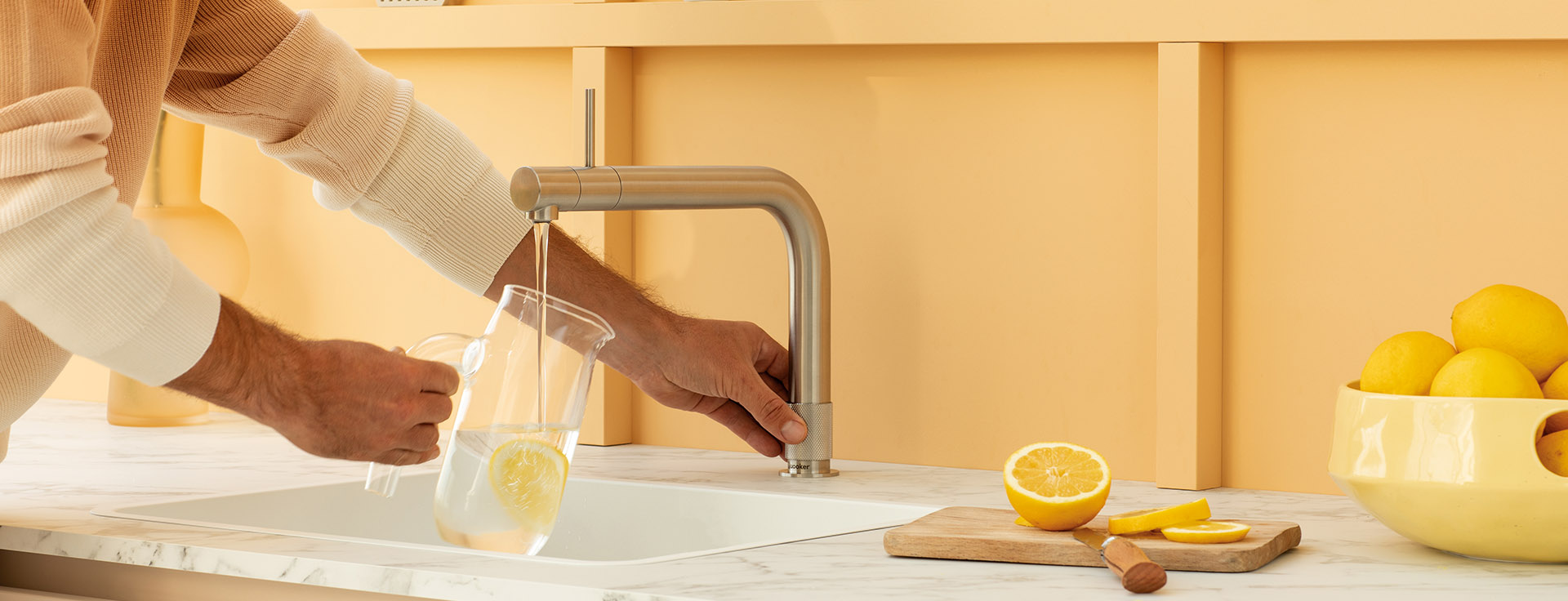 Het strakke design van de Quooker Front | Warmteservice