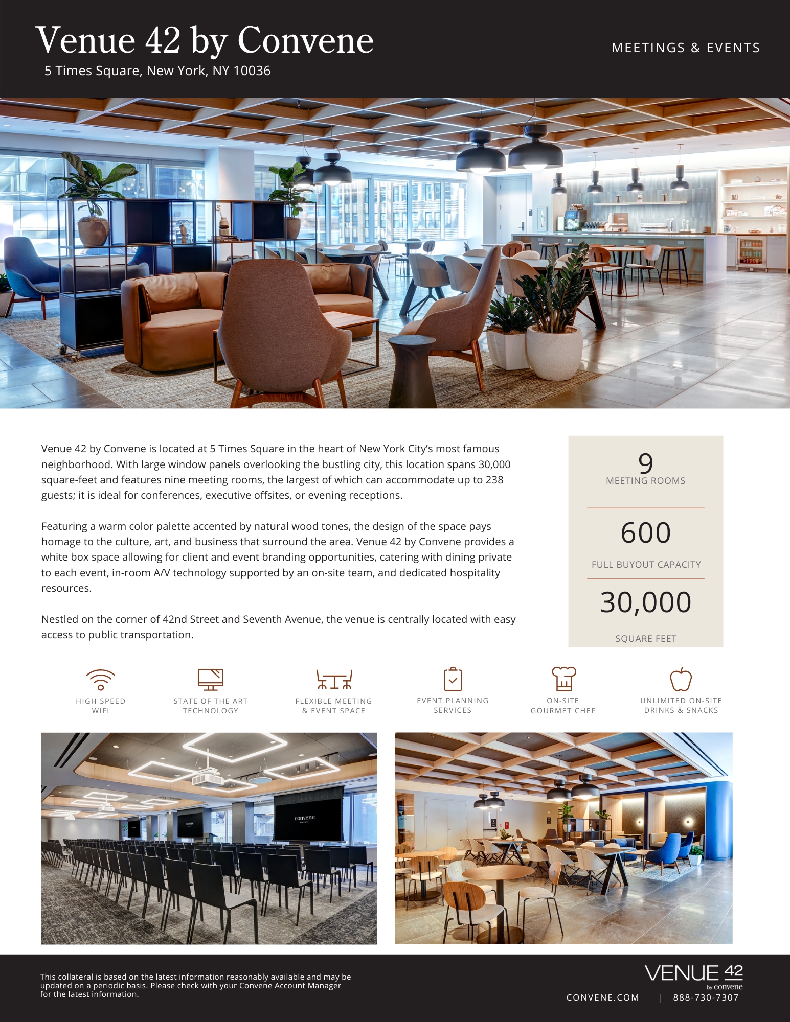 Venue 42 by Convene | New Event Destination in Times Square