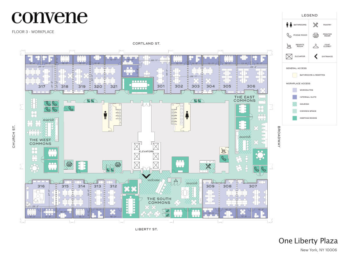 Convene One Liberty Plaza | Meeting & Event, Office Suites, & Shared ...