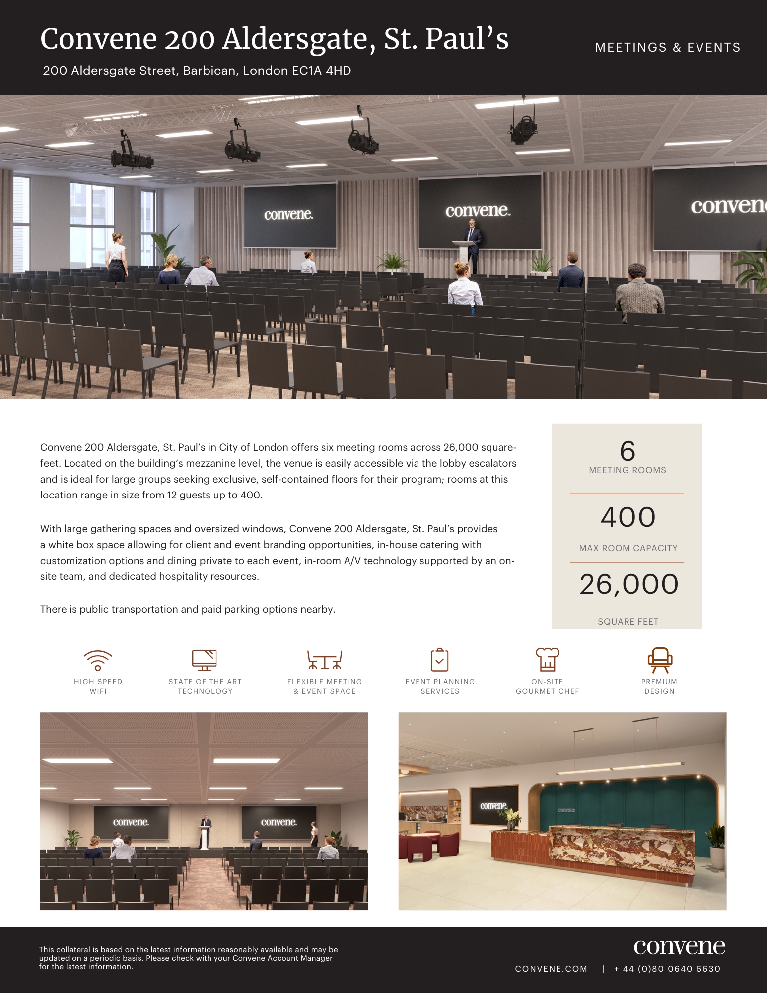 Convene 200 Aldersgate, St. Paul's | Modern & Vibrant London Meeting Venue