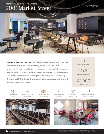 Commerce Square 2001 Market | Versatile Meeting & Event Spaces In ...