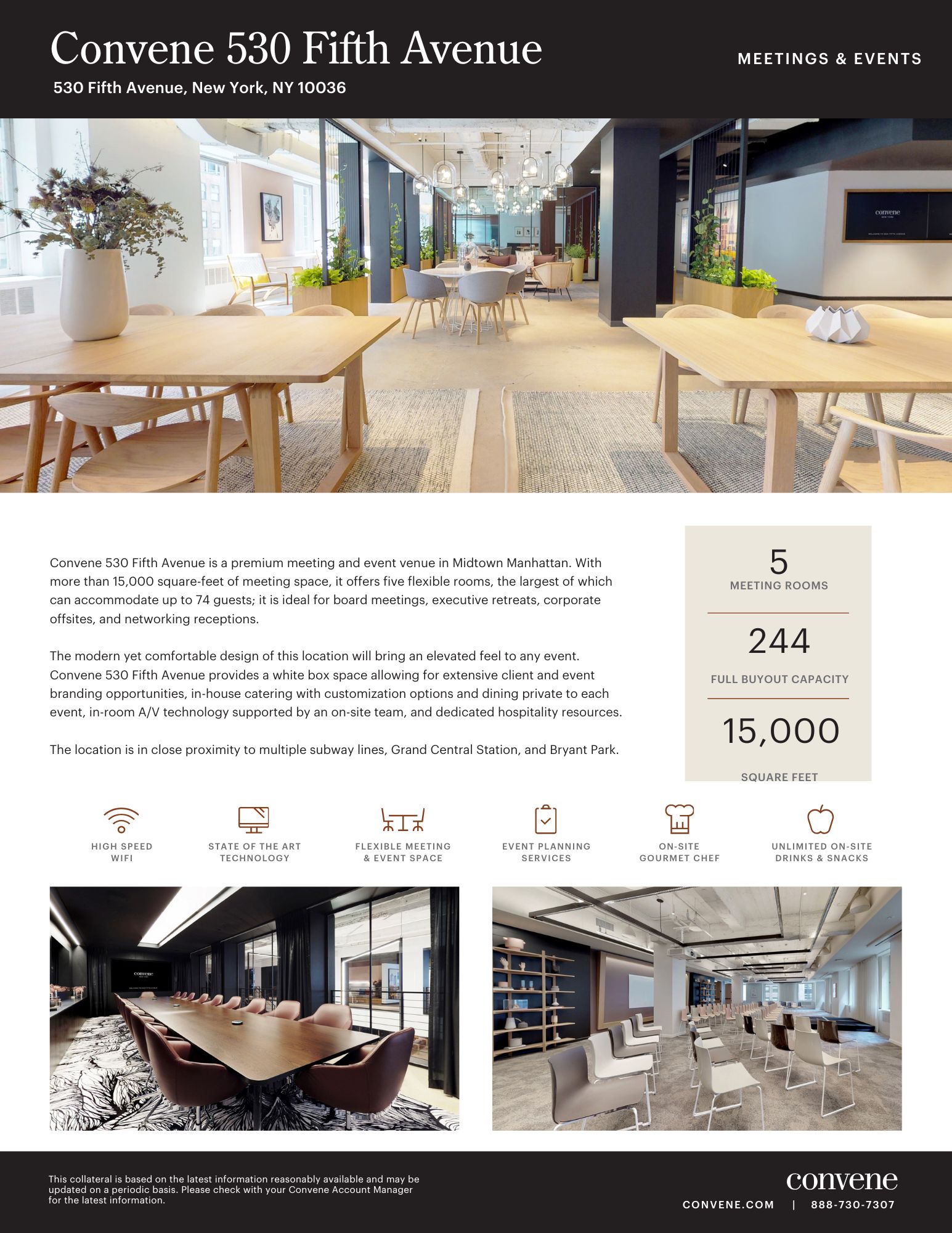 Convene 530 Fifth Avenue | Meeting & Event, Flex Office Spaces, and ...