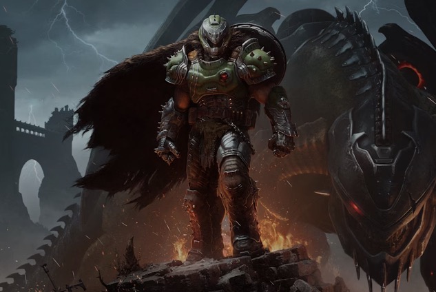 The DOOM Slayer stands ready