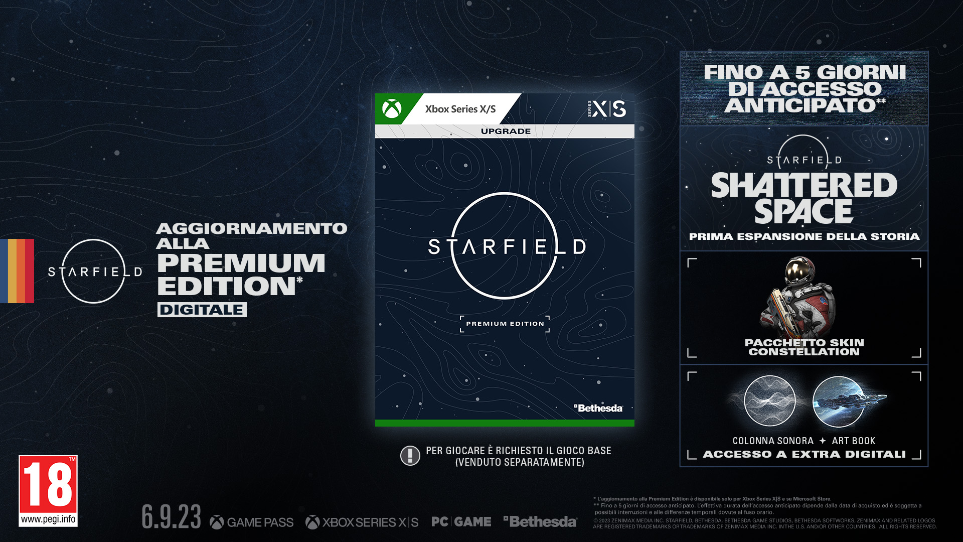 Cosa si ottiene con le diverse edizioni di Starfield? - Assistenza Bethesda