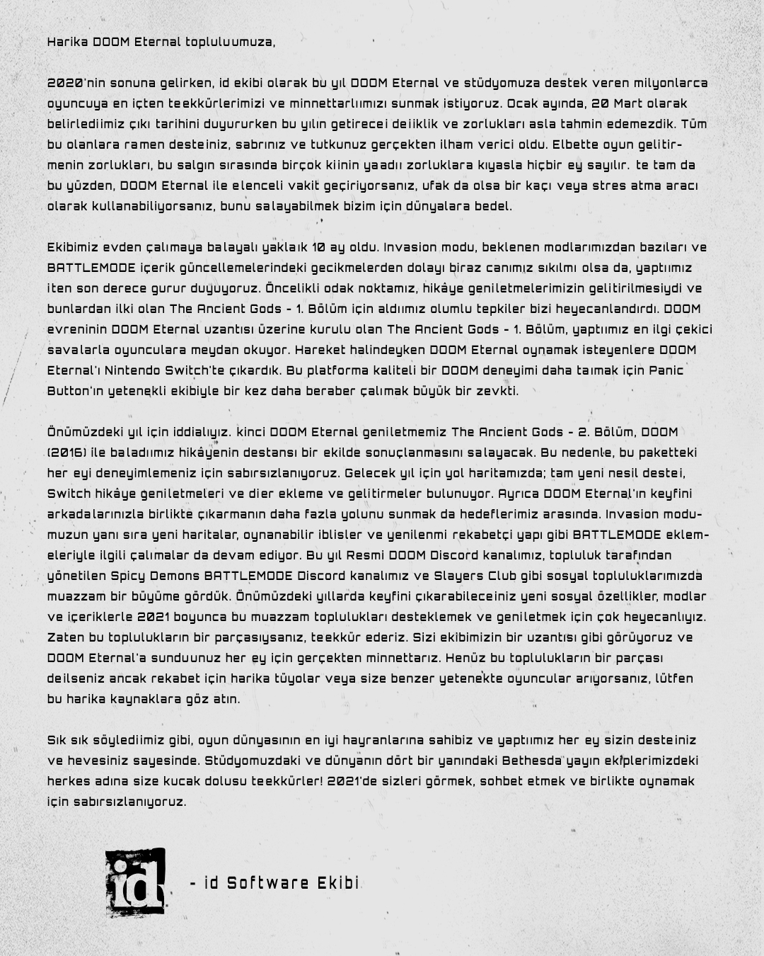 A Letter from Marty Stratton | Slayers Club