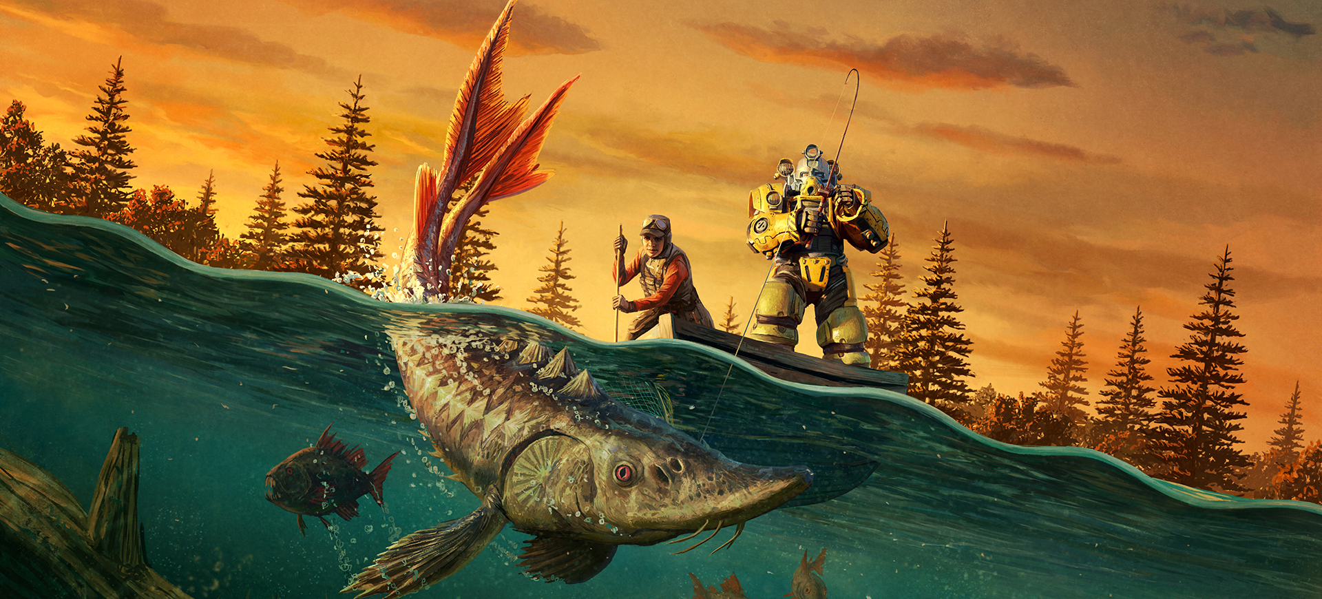 “捕鱼去也”免费更新为《Fallout 76》带来钓鱼功能