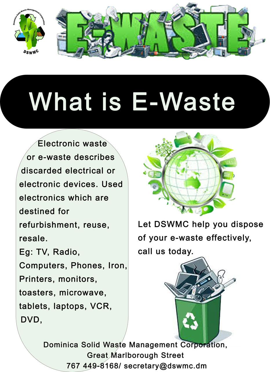 What is E-Waste | Dominica Solid Waste Management Corporation