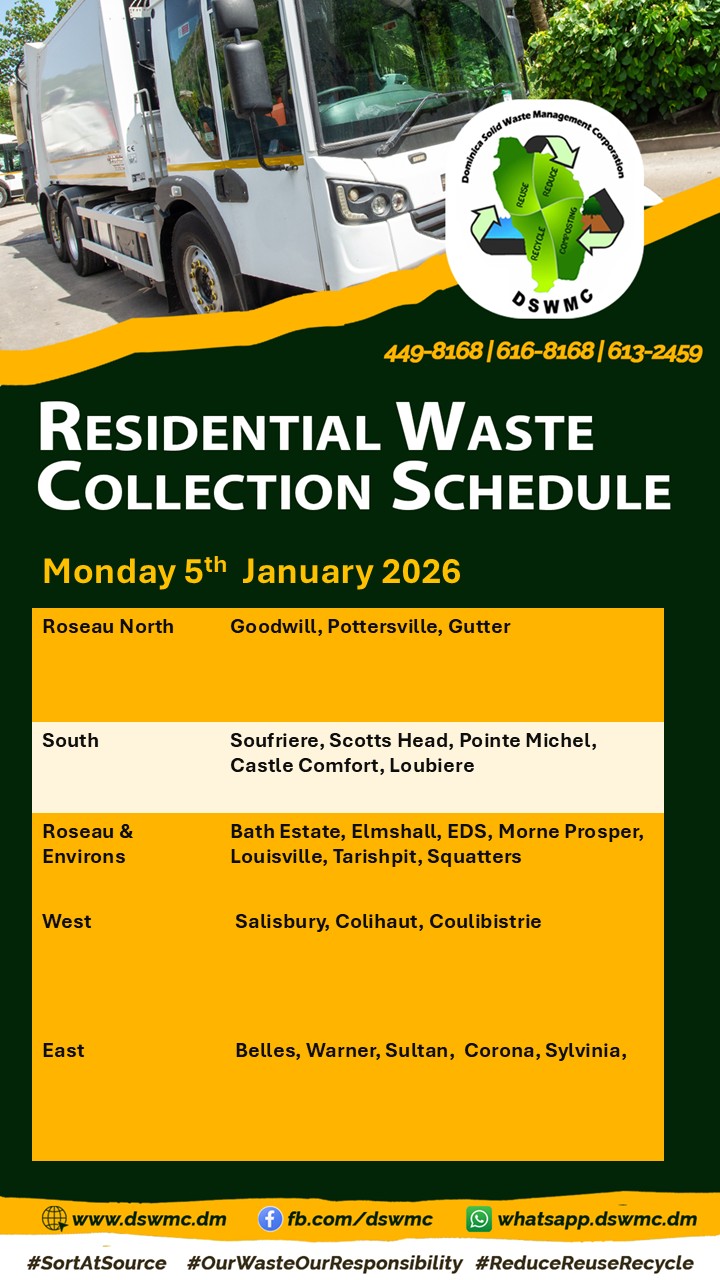 Tentative Garbage Collection Schedule for Monday, January 5th, 2026 ...