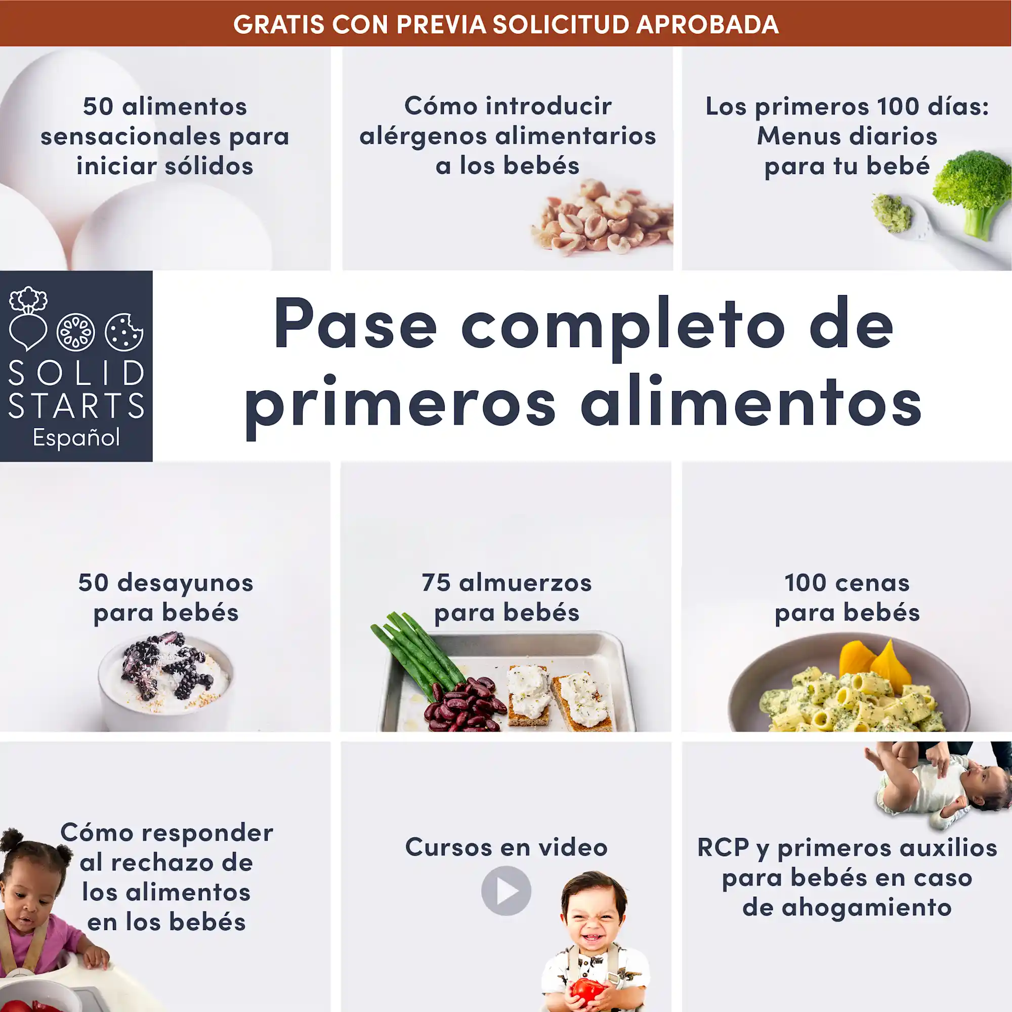 Pase completo de primeros alimentos - Solid Starts