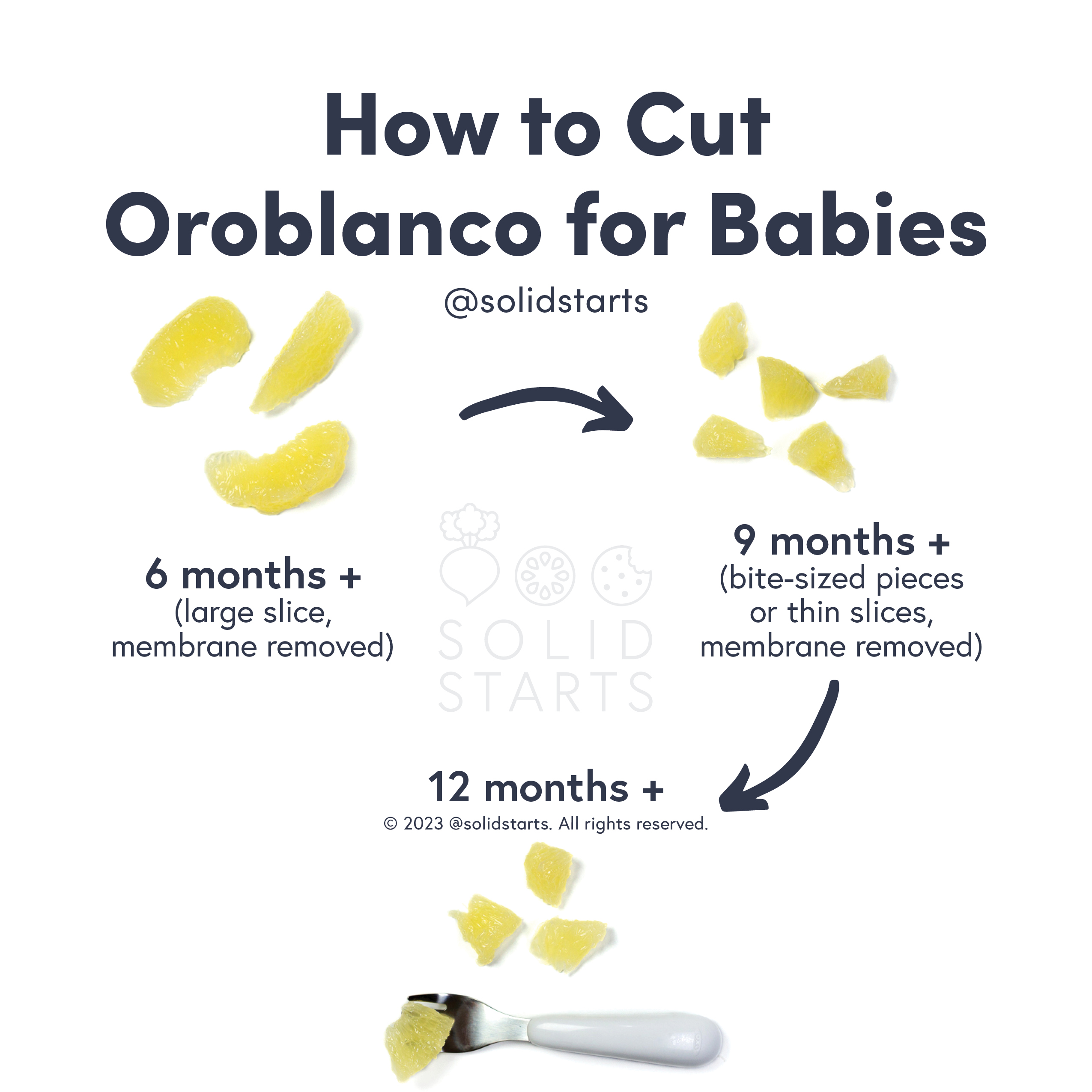 Oroblanco for Babies - First Foods for Baby - Solid Starts