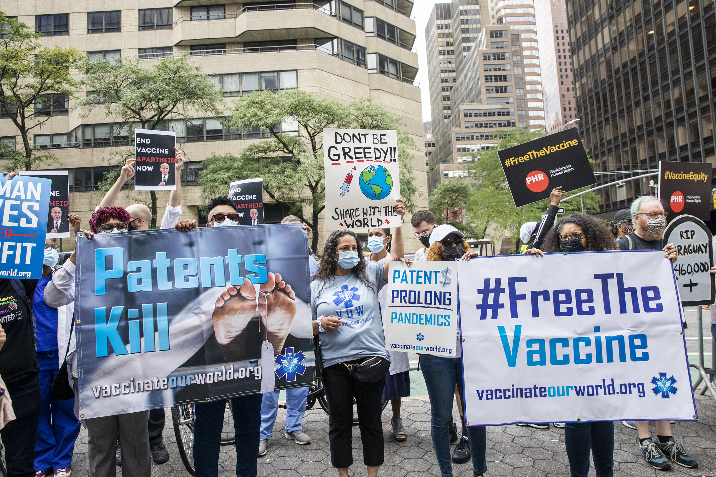 Activists Pressure Rich Nations to Break Patents for Global COVID-19 ...