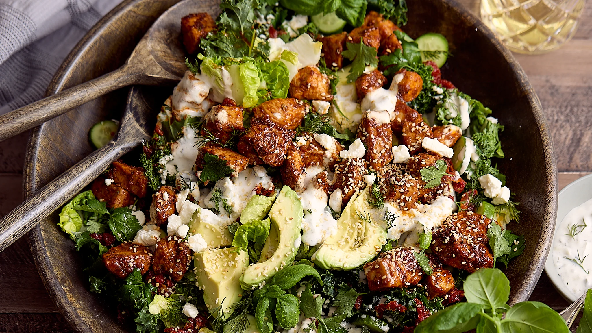 Chicken Tzatziki Salad | Command Cooking