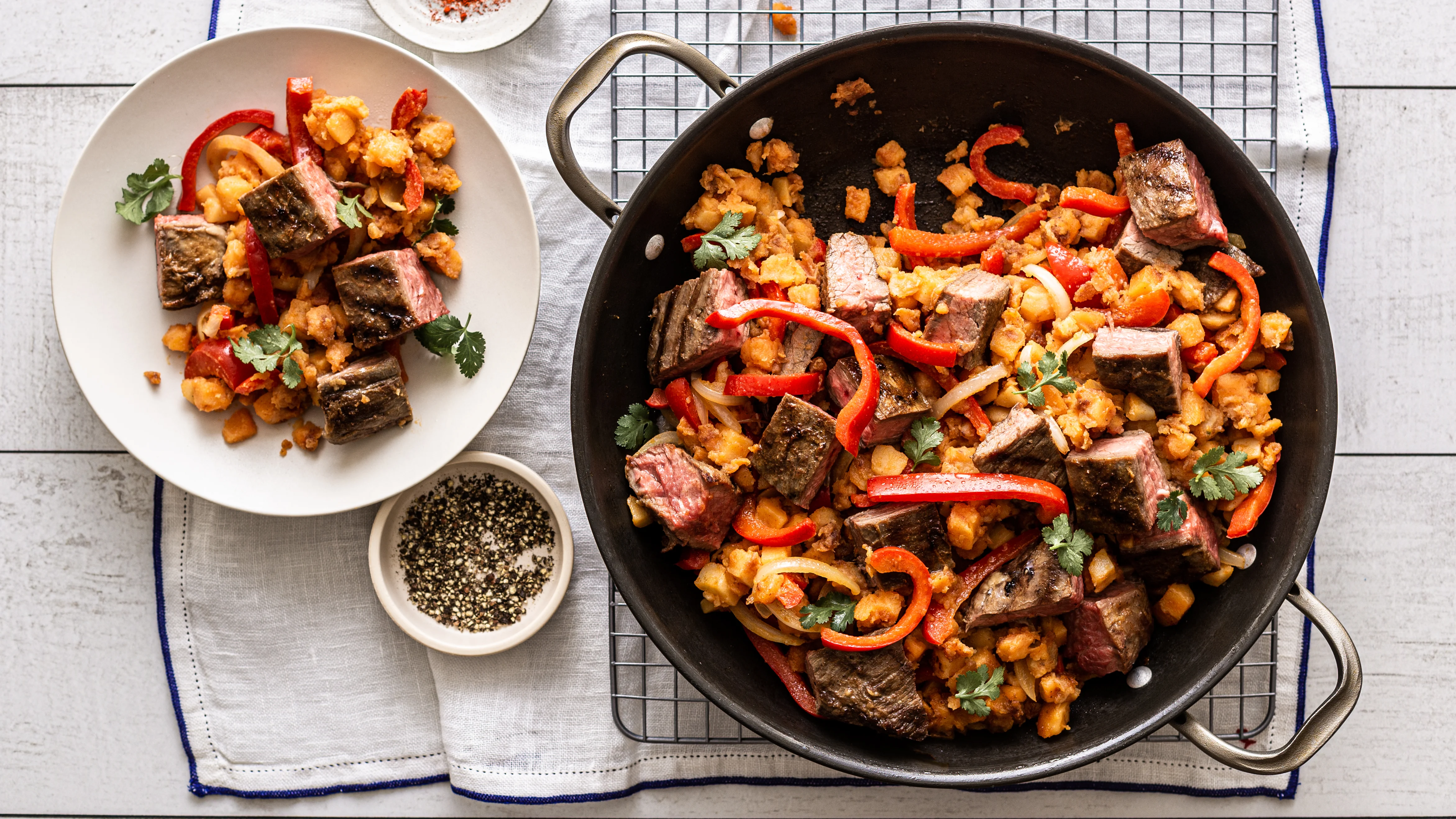 9-Ingredient Steak Potato Hash | Cooking Professionally