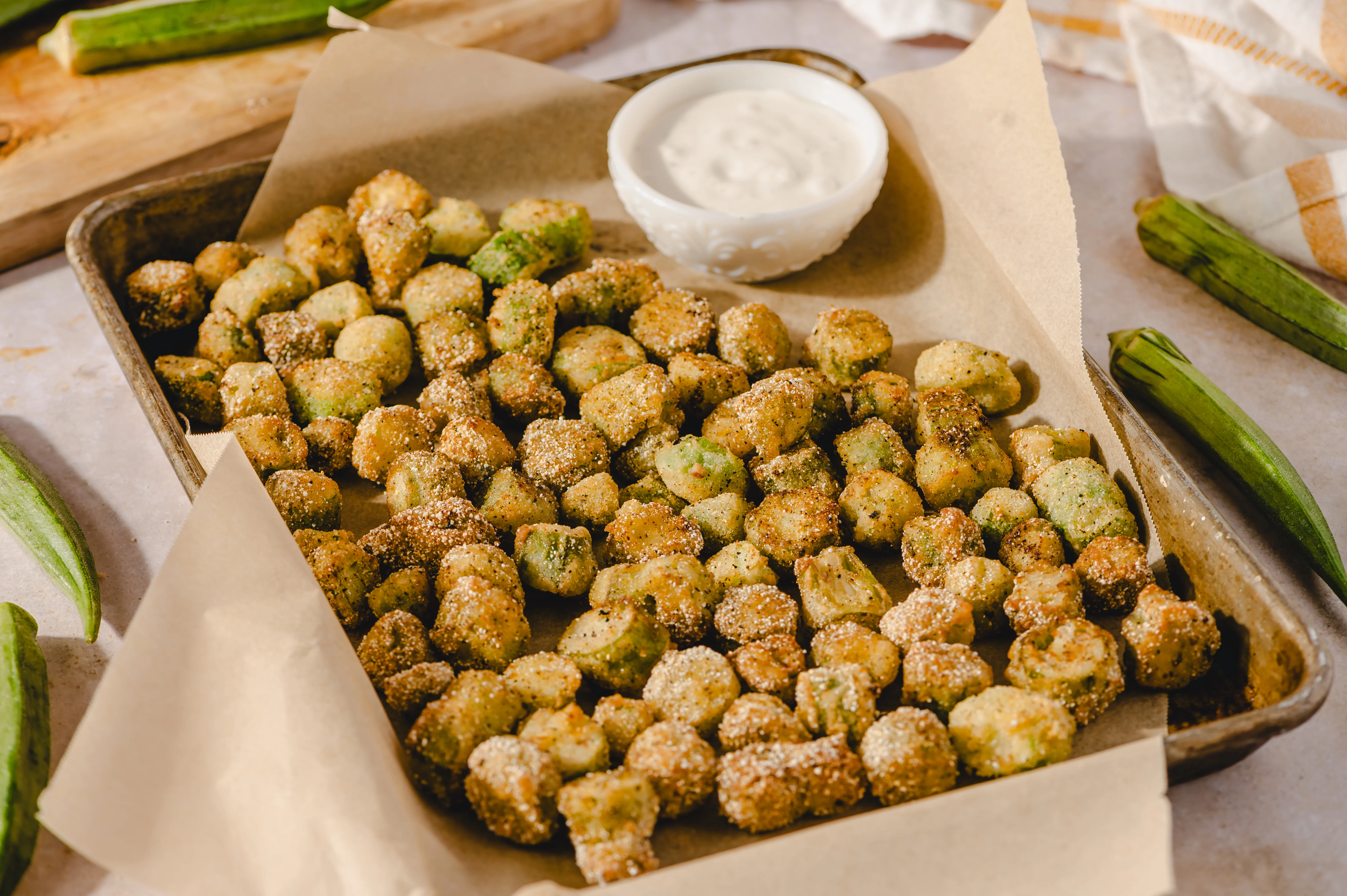 Fast-Fried Okra | Cooking Professionally