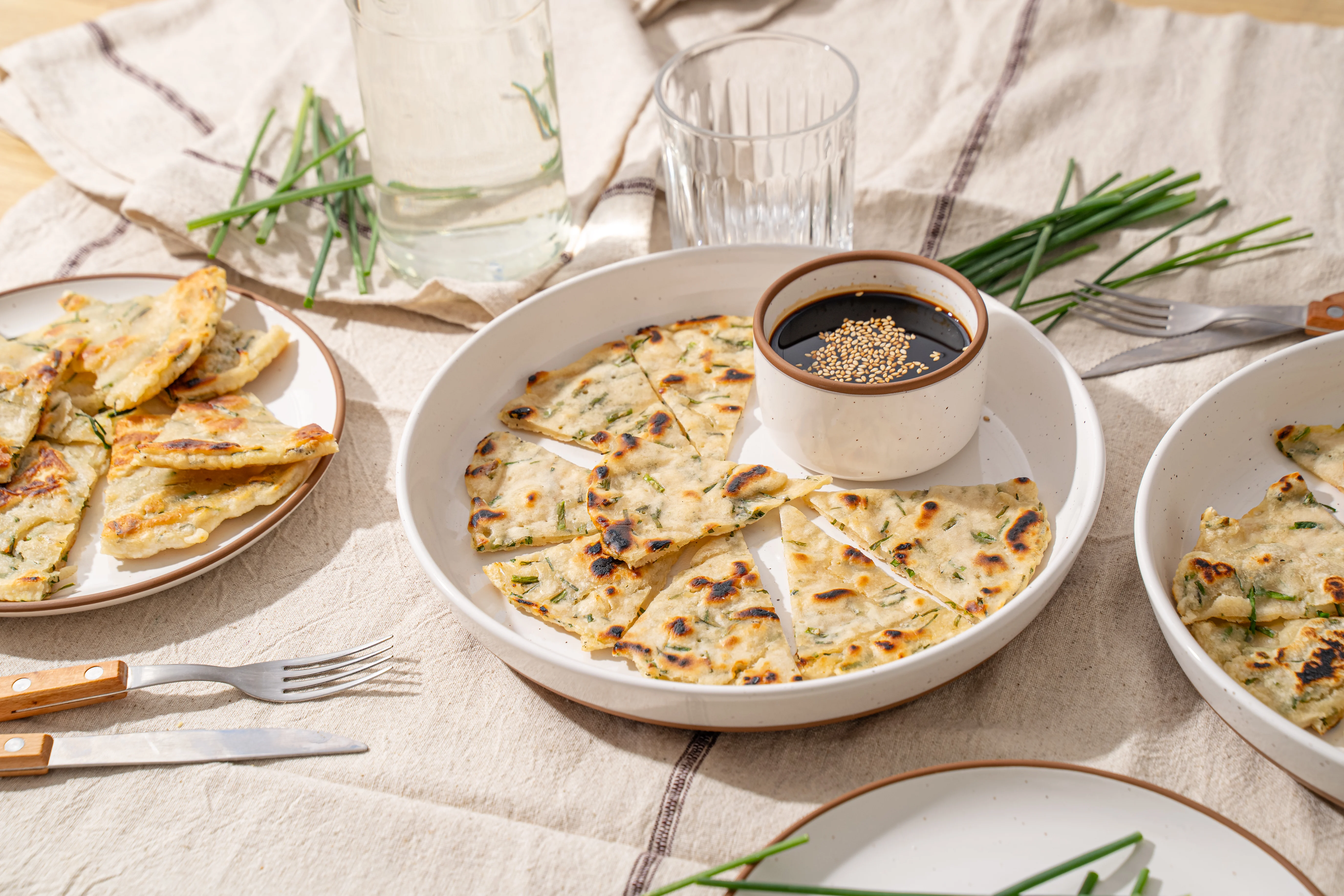 Savory Chive Pancakes | Command Cooking