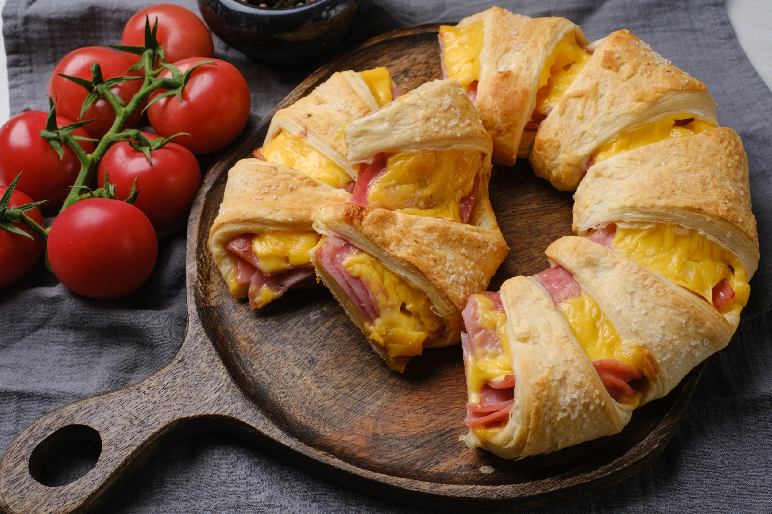Ham & Cheese Crescent Ring | Cooking Professionally