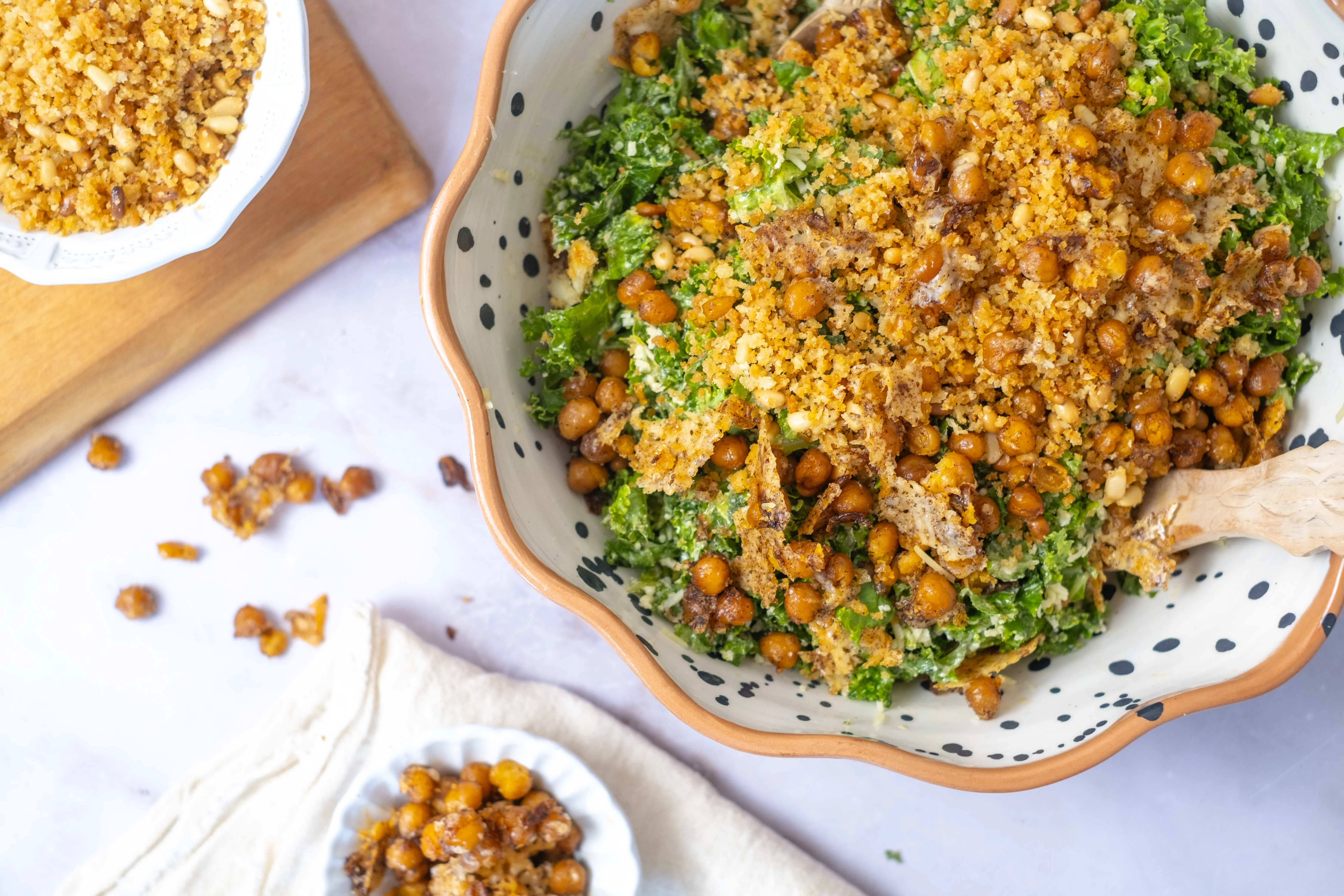 Tahini Kale Salad | Holy Recipe