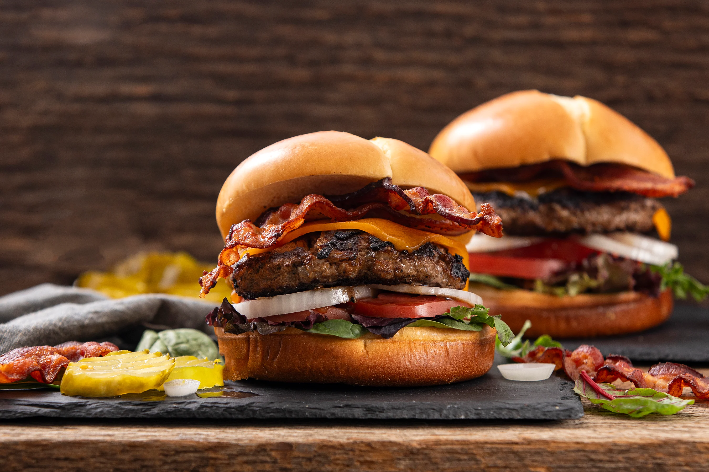 All-American Bacon Cheeseburgers | Mama's Cooking