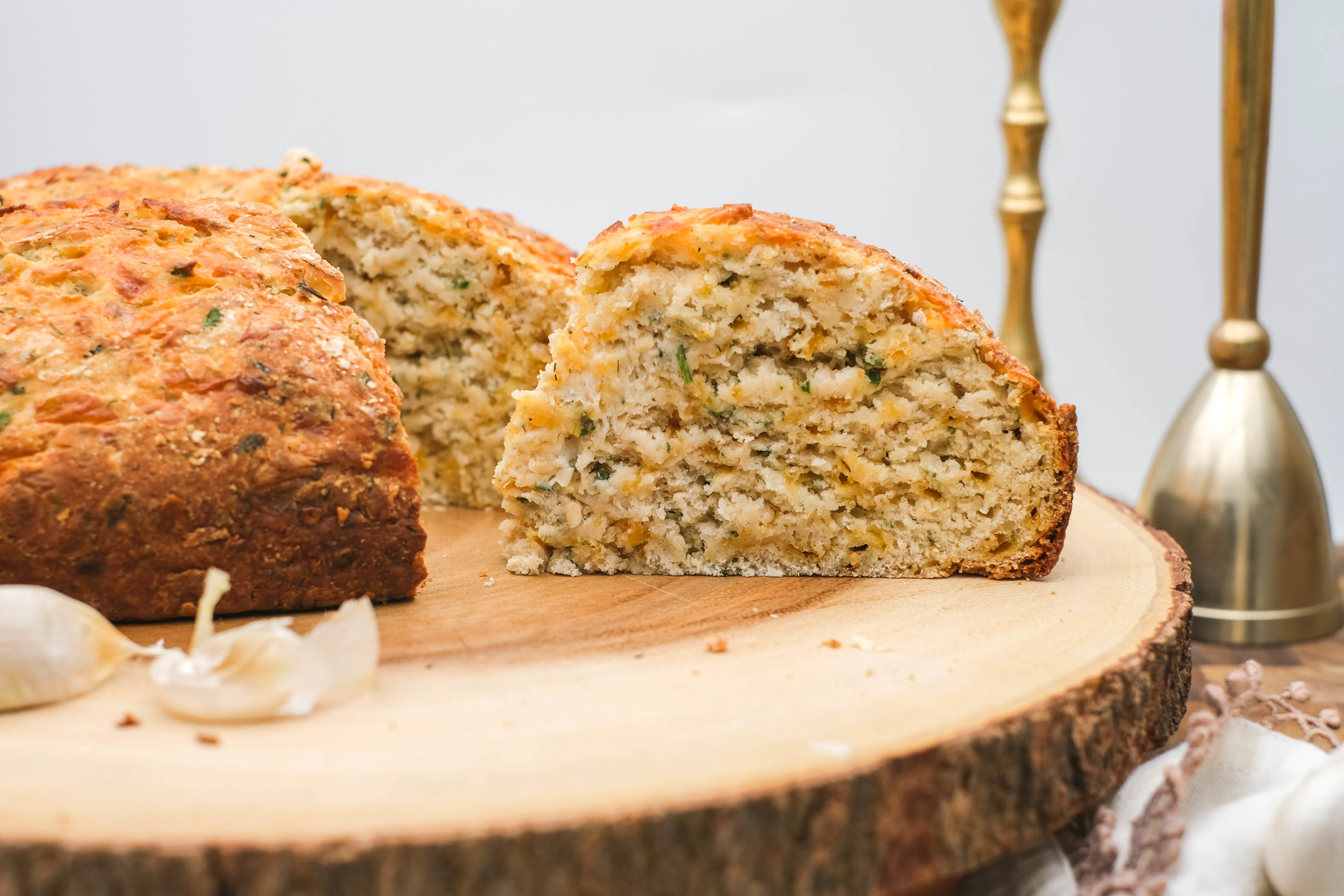 Garlic Soda Bread | Holy Recipe
