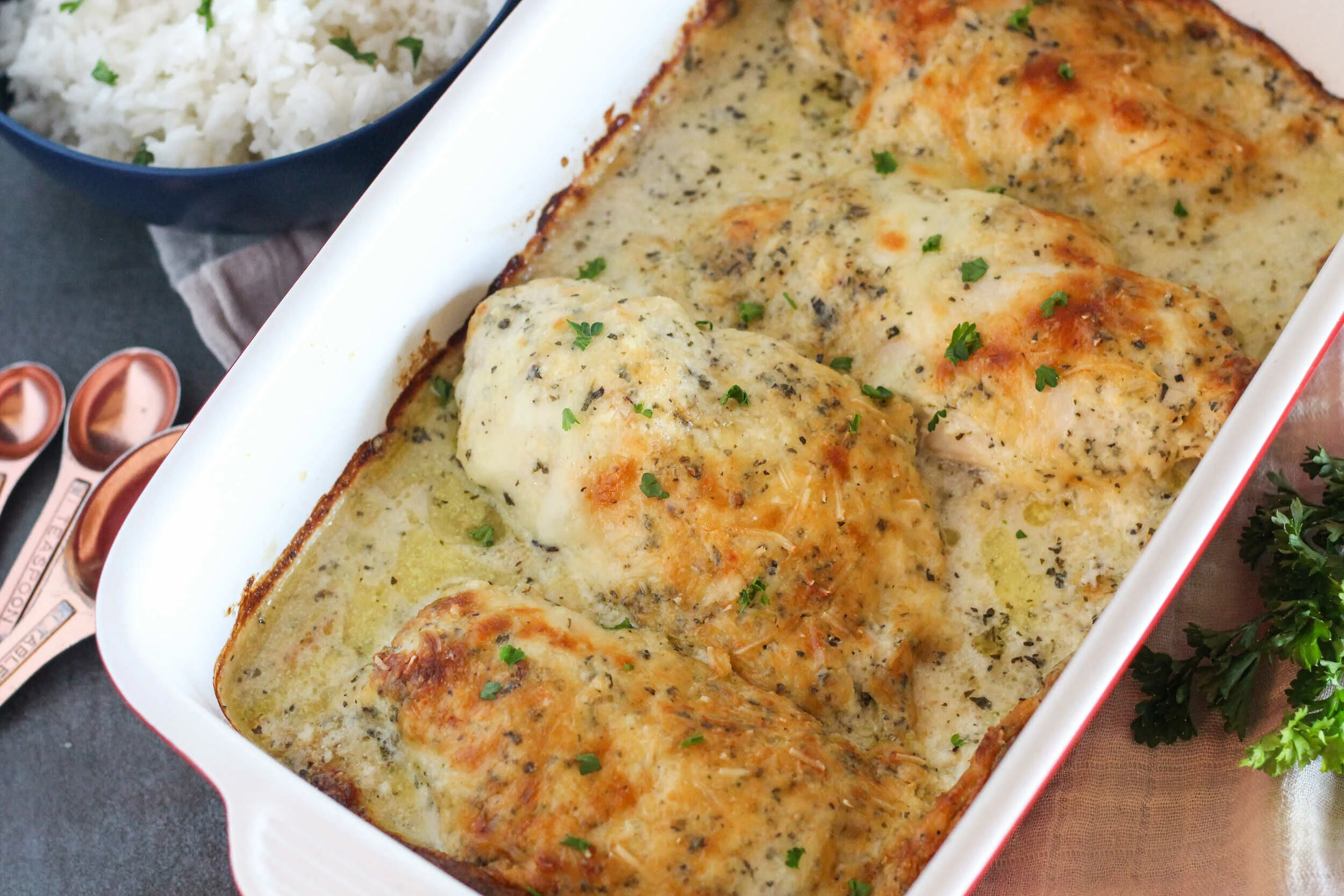 Smothered Cheesy Sour Cream Chicken | Command Cooking