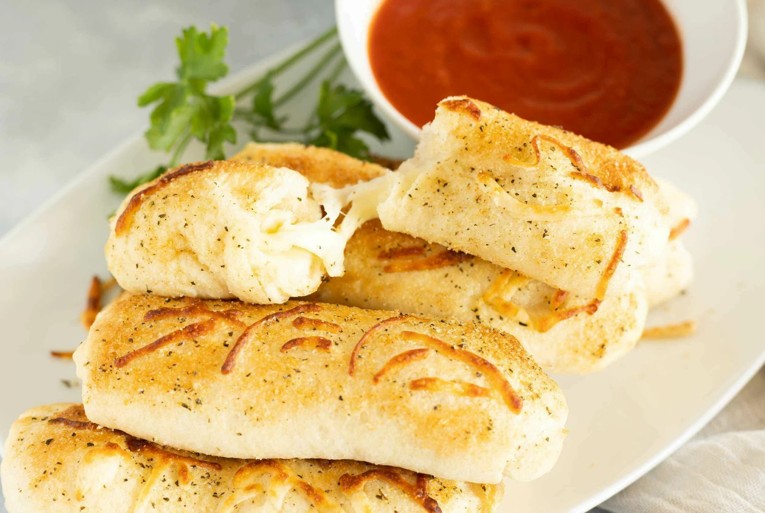 Easy Cheesy Stuffed Breadsticks | Big Recipe